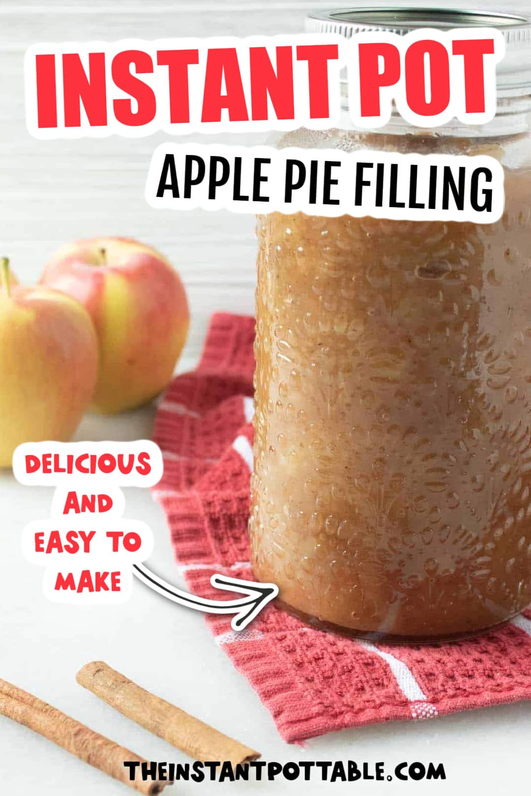 Instant Pot Apple Pie Filling - The Instant Pot Table