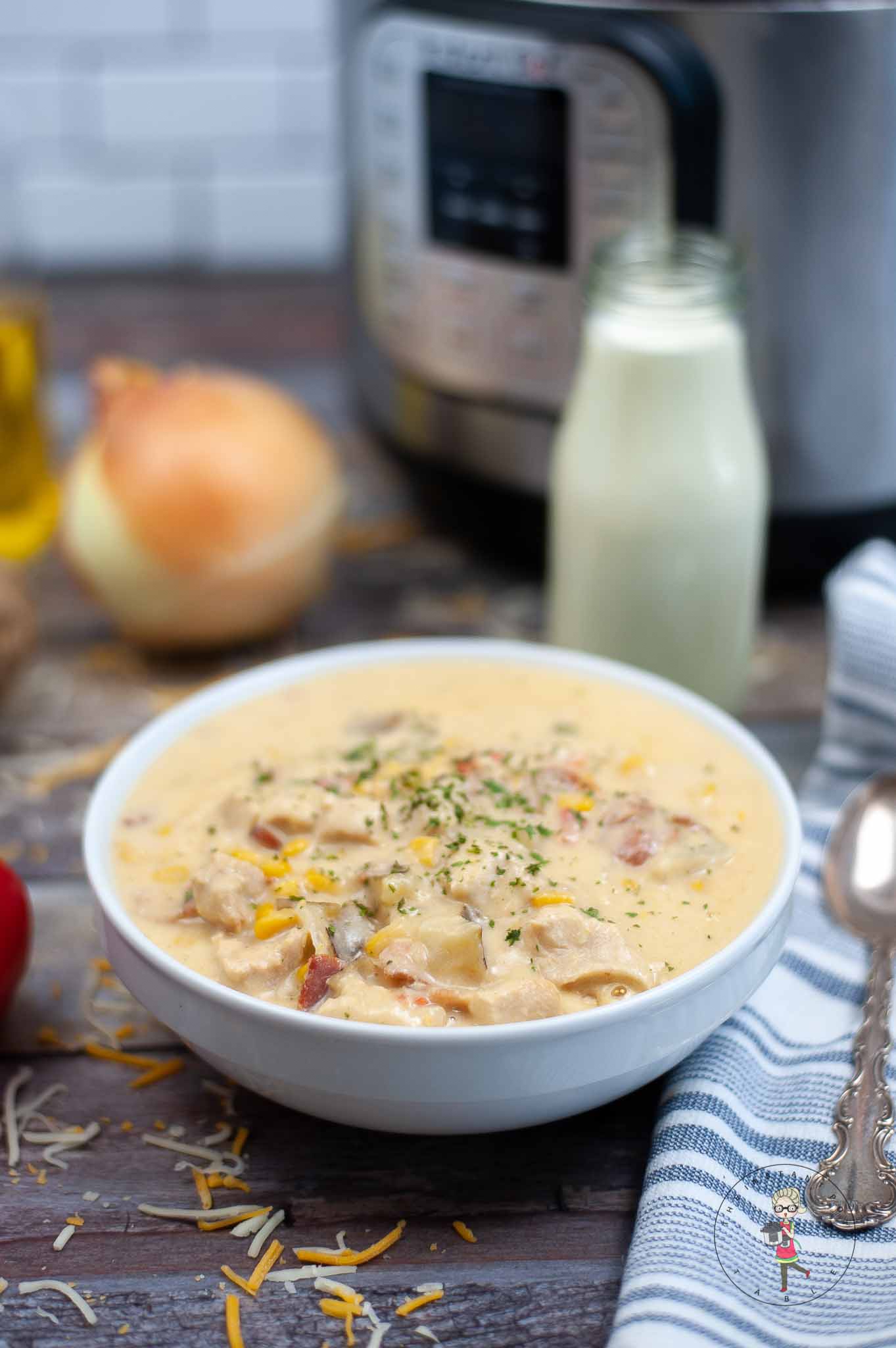 Instant Pot Chicken Corn Chowder - The Instant Pot Table