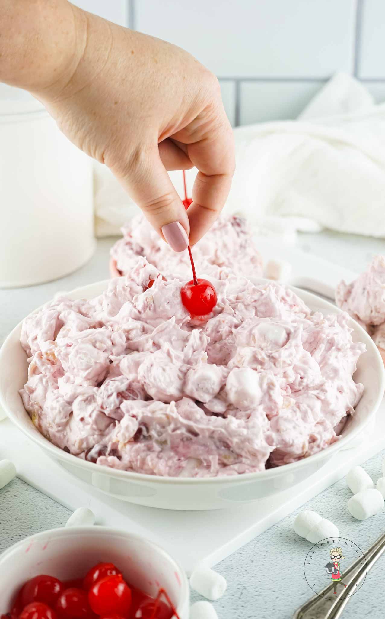 Best Cherry Fluff Salad Recipe - The Instant Pot Table