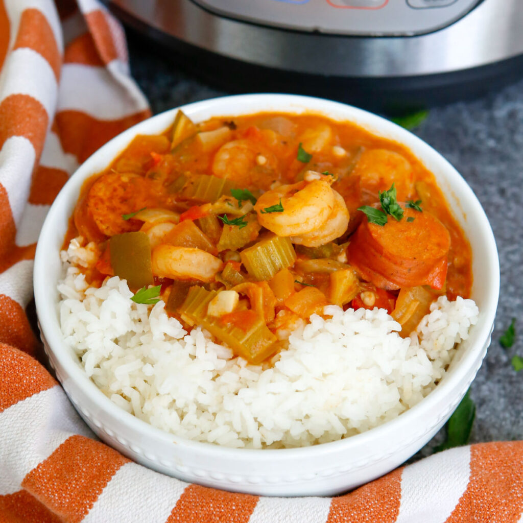 Instant Pot Gumbo With Sausage and Shrimp - The Instant Pot Table